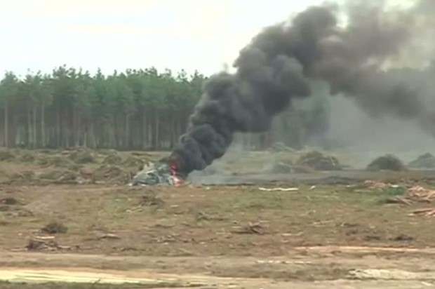 ฮ.รัสเซียตกระหว่างแสดงโชว์นักบินดับ1 (มีคลิป)