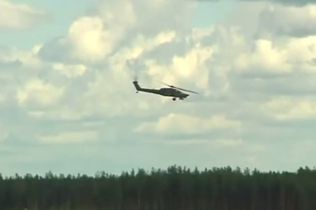 ฮ.รัสเซียตกระหว่างแสดงโชว์นักบินดับ1 (มีคลิป)