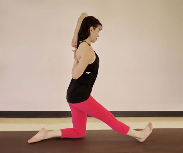 ท่า Cow Face-Half Monkey Pose
