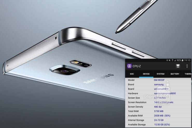 จัดเต็ม!Galaxy Note 6 มาพร้อมแรม6GB