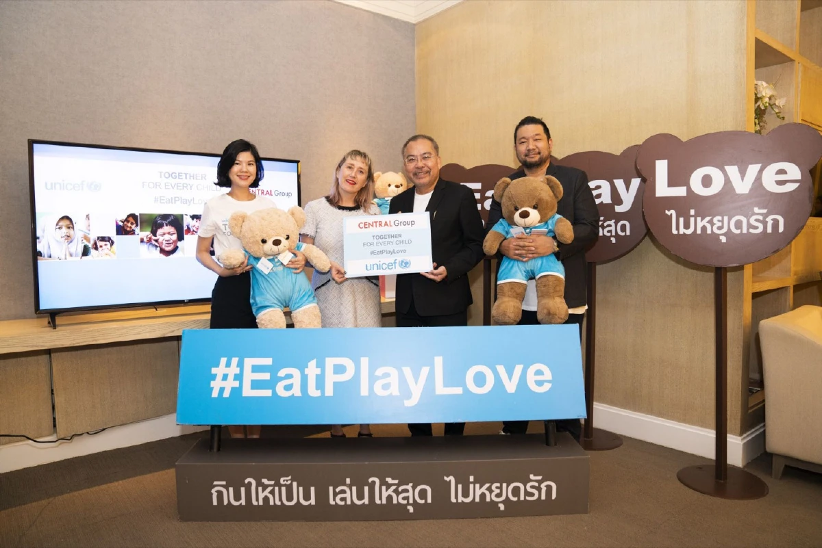 “กลุ่มเซ็นทรัล” และ “ยูนิเซฟ” ร่วมแถลงความสำเร็จของแคมเปญ #EatPlayLove พร้อมเดินหน้าพัฒนาคุณภาพ ...
