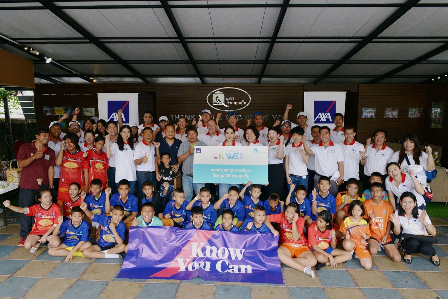 แอกซ่าประกันภัยร่วมกับมูลนิธิบ้านนกขมิ้นจัดกิจกรรมเพื่อสังคม “CR Week” ปี 2562