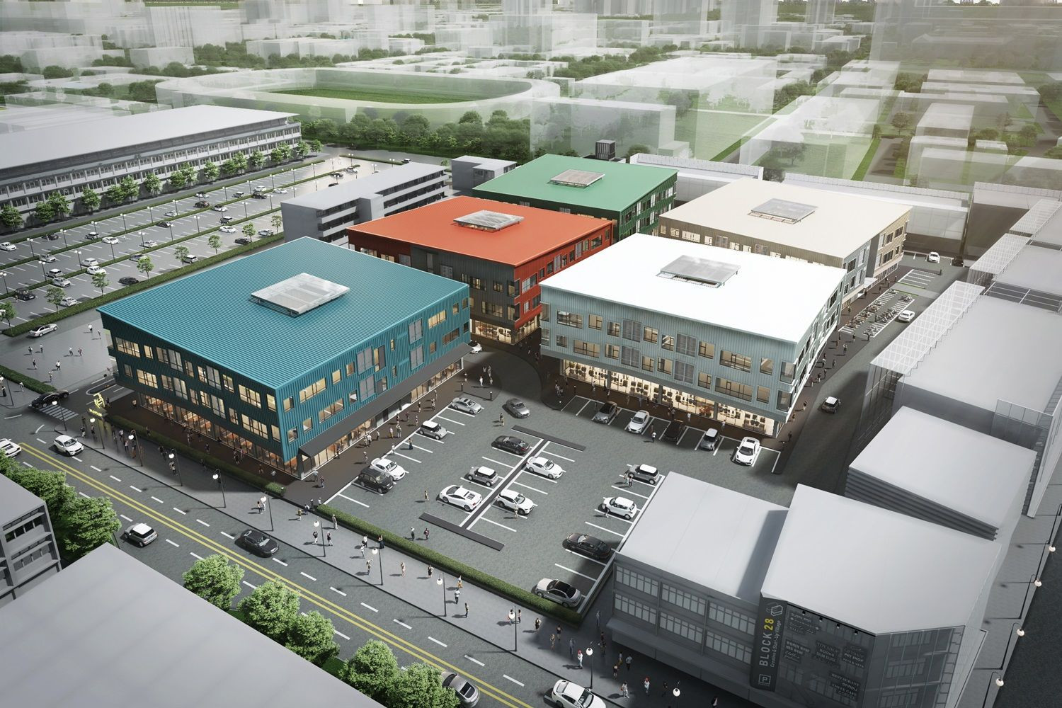 สำนักงานจัดการทรัพย์สินจุฬาฯสร้าง"Block 28"ย่านธุรกิจใหม่ใจกลางเมือง