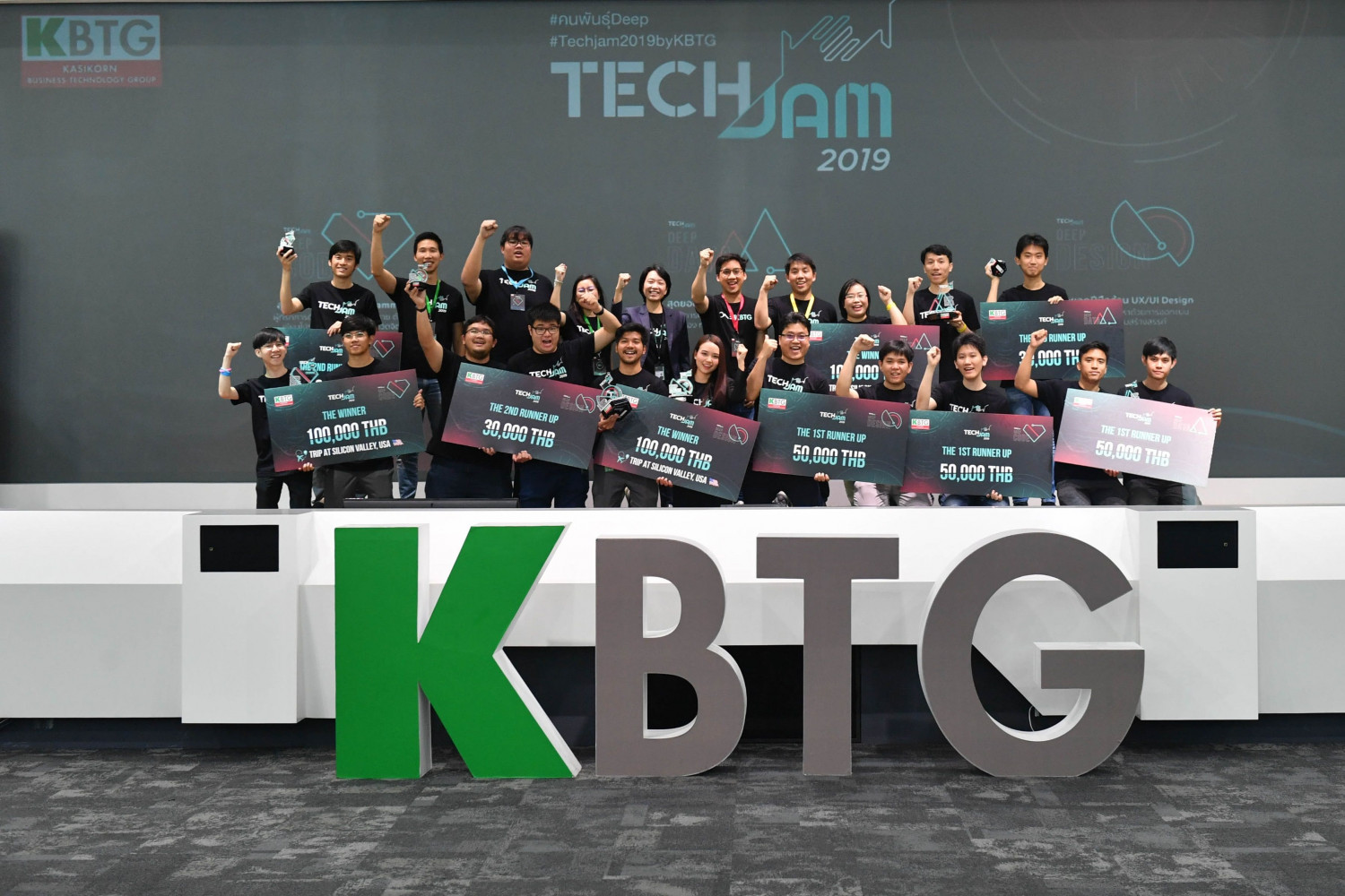 KBTG ประกาศผล TechJam 2019 พร้อมพา “แชมป์ตัวจริง” บินลัดฟ้าไปซิลิคอน วัลเลย์