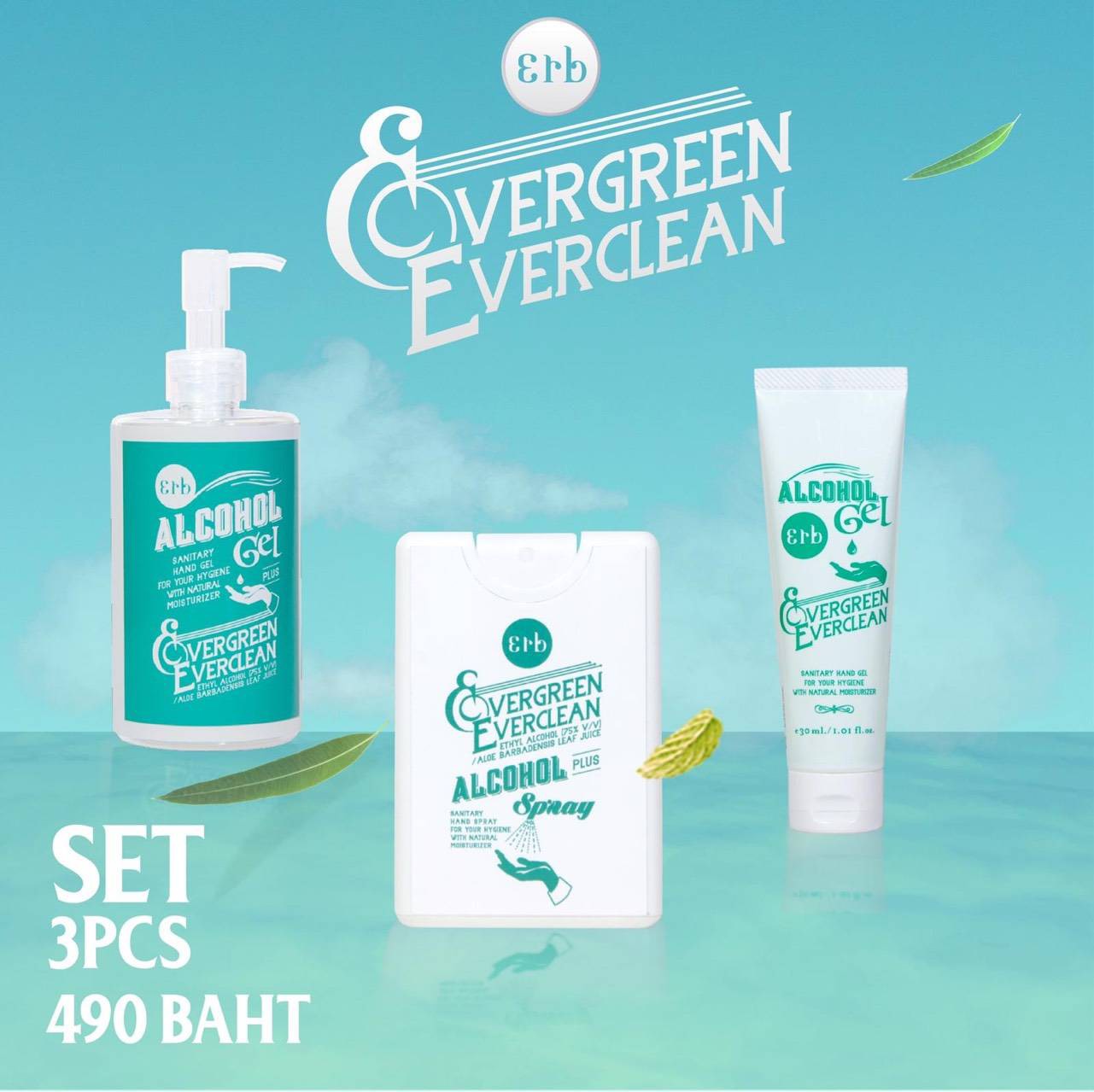 ERB EVERGREEN EVER CLEAN Aromatic Sanitizing Range with Essential Oil ...