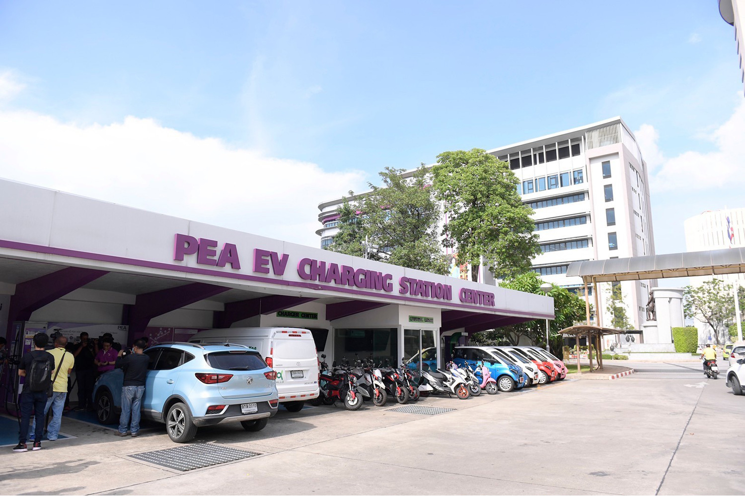 PEA Volta สถานีอัดประจุไฟฟ้าของ PEA
