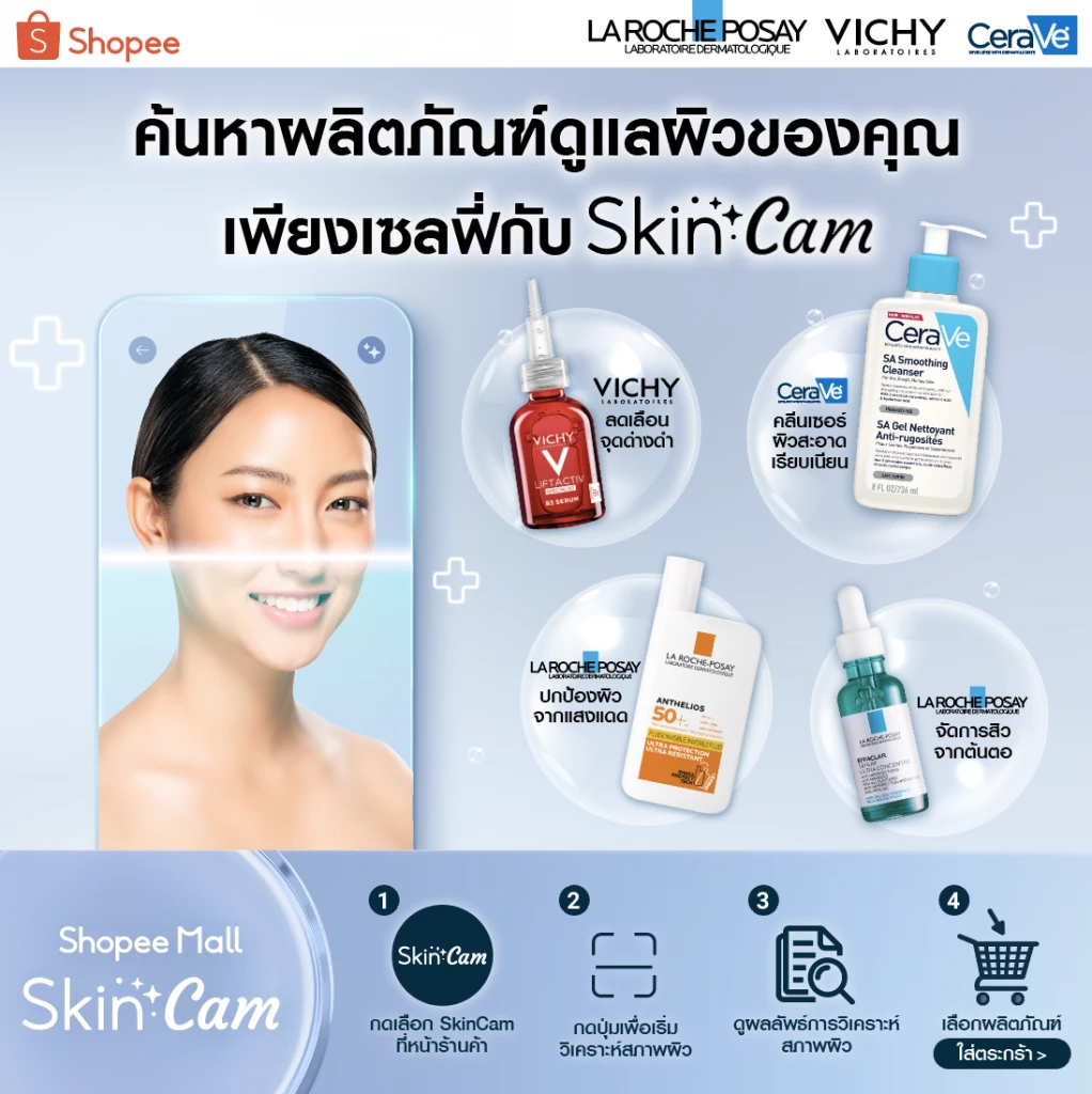 SkinCam นวัตกรรมใหม่จาก 'ลอรีอัล' วิเคราะห์สภาพผิวออนไลน์ด้วย AI