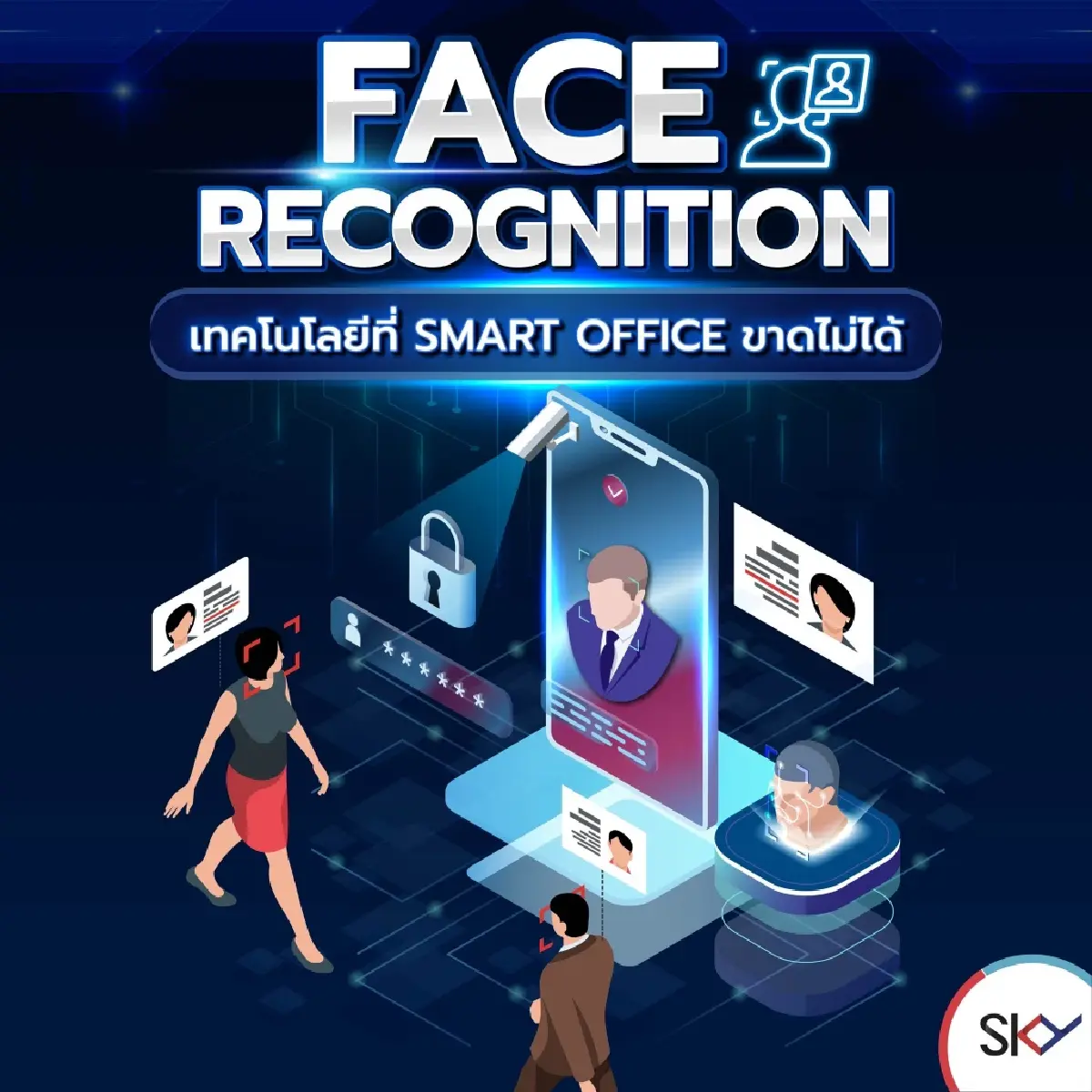 FACE Recognition เทคโนโลยีที่ SMART OFFICE ขาดไม่ได้