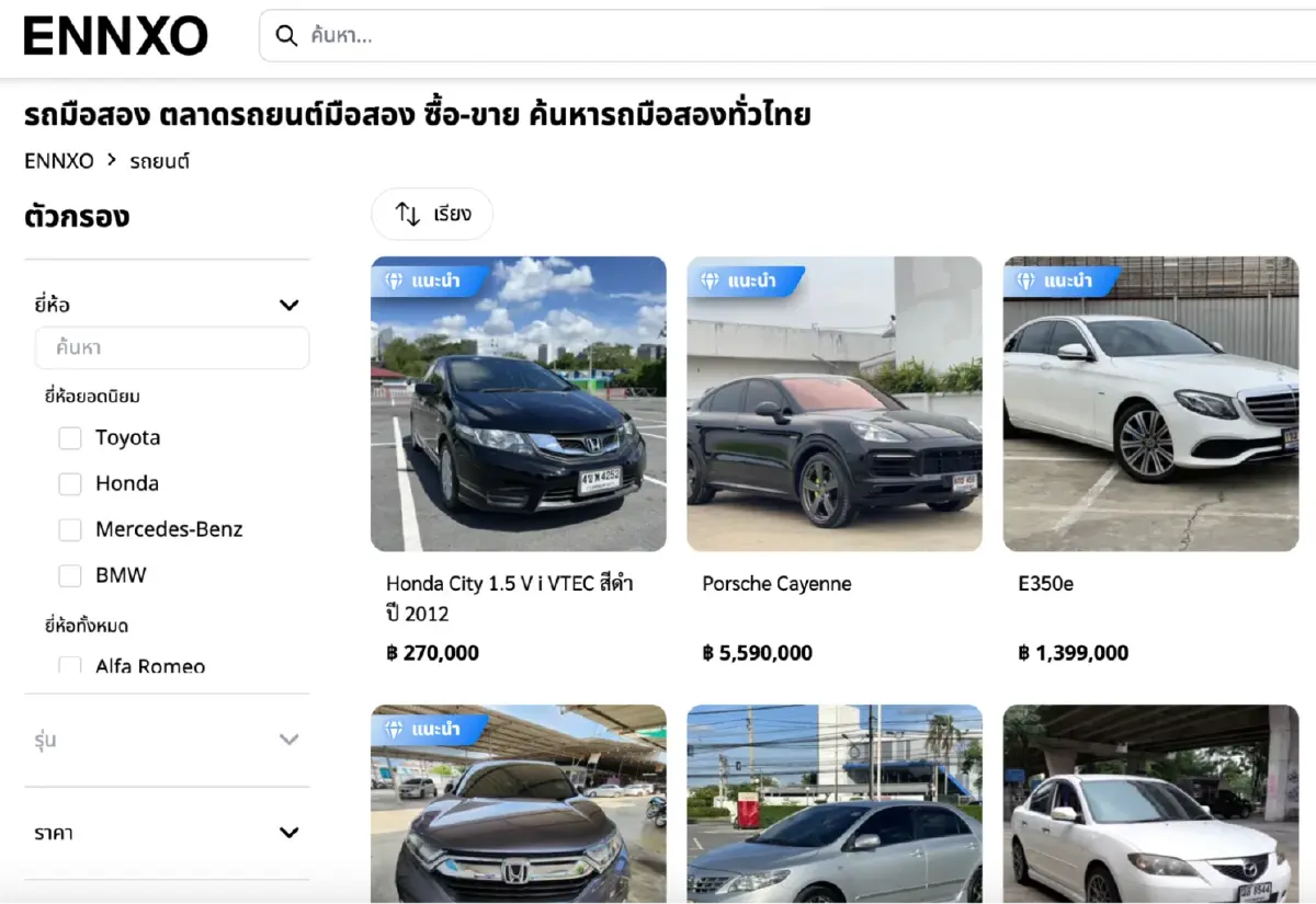 ทำความรู้จัก ENNXO แพลตฟอร์มขายของมือสองออนไลน์