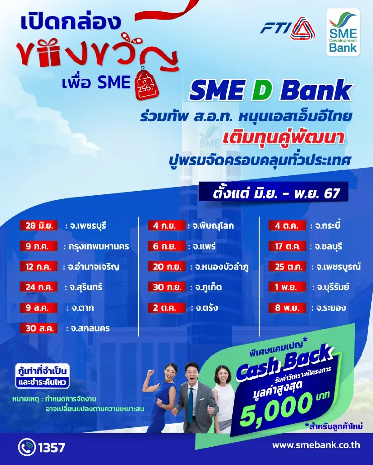 SME D Bank ผนึก ส.อ.ท. ส่งสินเชื่อ 2 หมื่นล.เป็นของขวัญ SME