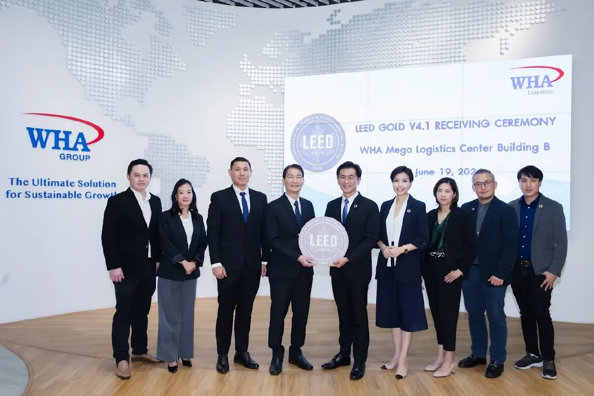 ส่องตัวอย่างอาคารสีเขียว WHA Mega Logistics Center