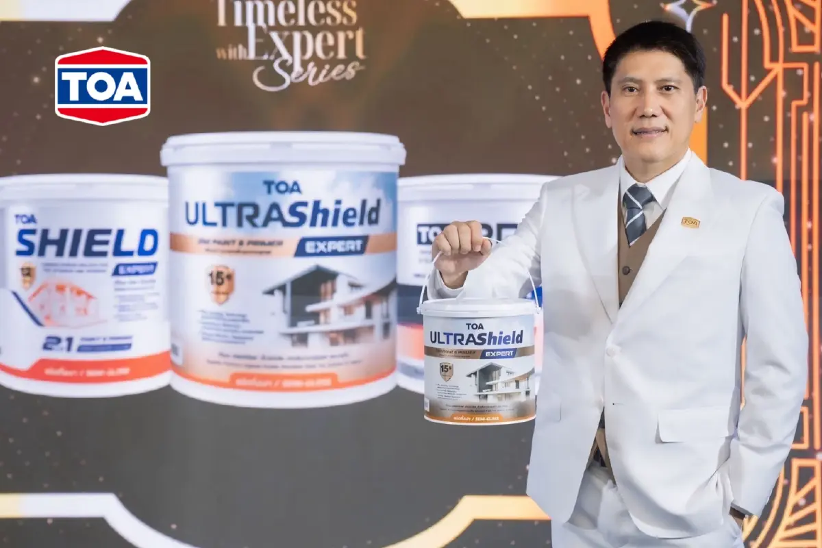 TOA เปิดตัวสีพร้อมใช้ ‘TOA EXPERT SERIES’ ทนสูงสุด 15 ปี รายแรกในไทย