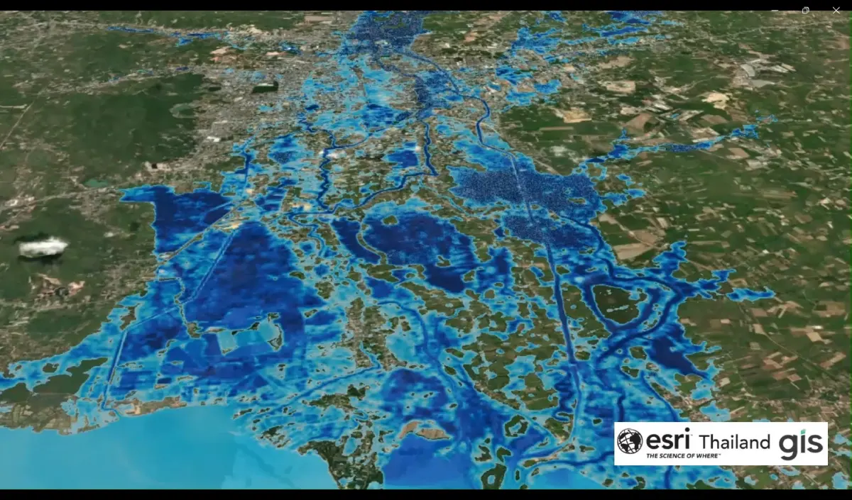 AI Flood Simulation x GIS อ่านอนาคตน้ำท่วมได้แม่นยำอย่างไร?