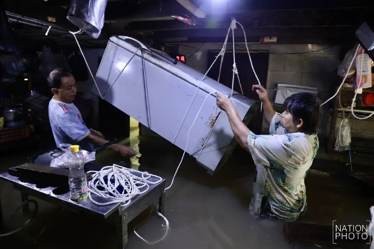 GISTDA เผยพื้นที่เสี่ยงน้ำท่วม ในปทุมธานี นนทบุรี และกรุงเทพ