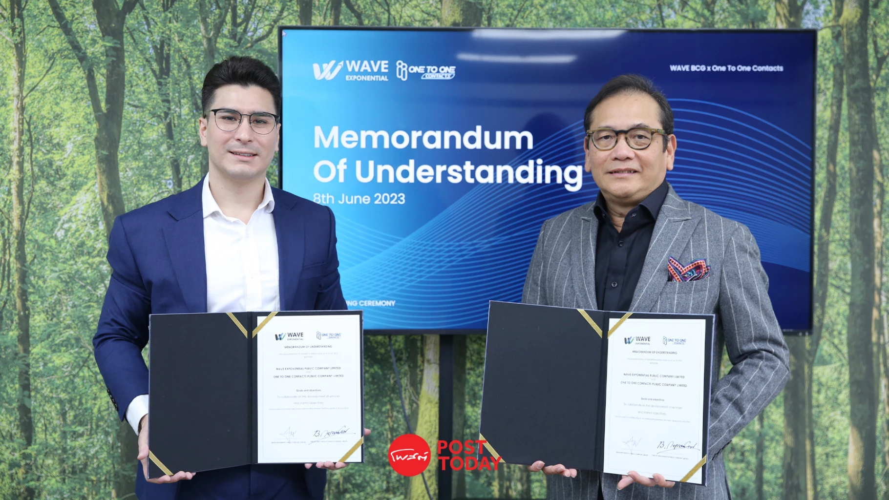 "OTO จับมือ WAVE BCG" เดินหน้าธุรกิจ Climate Tech ลุยตลาดคาร์บอนเครดิต