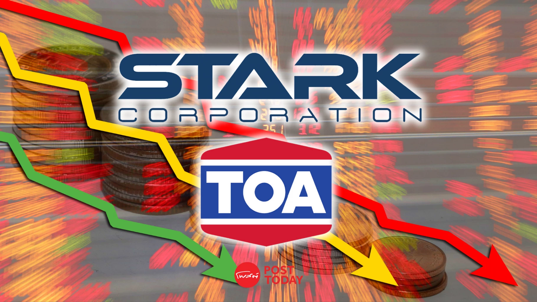 STARK ดิ่งฟลอร์ ฉุด TOA วูบ 12.10% ถูกโยงความสัมพันธ์ตระกูล “ตั้งคารวคุณ”