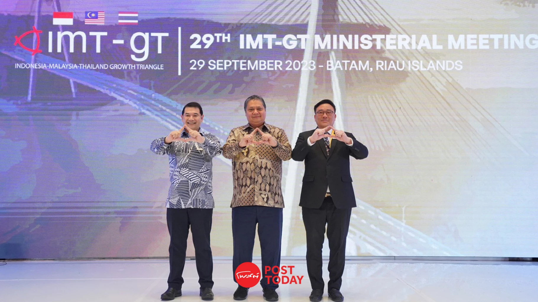 ไทย-อินโด-มาเลเซีย เดินหน้า 3 แผนงานพัฒนาเขตเศรษฐกิจ IMT-GT
