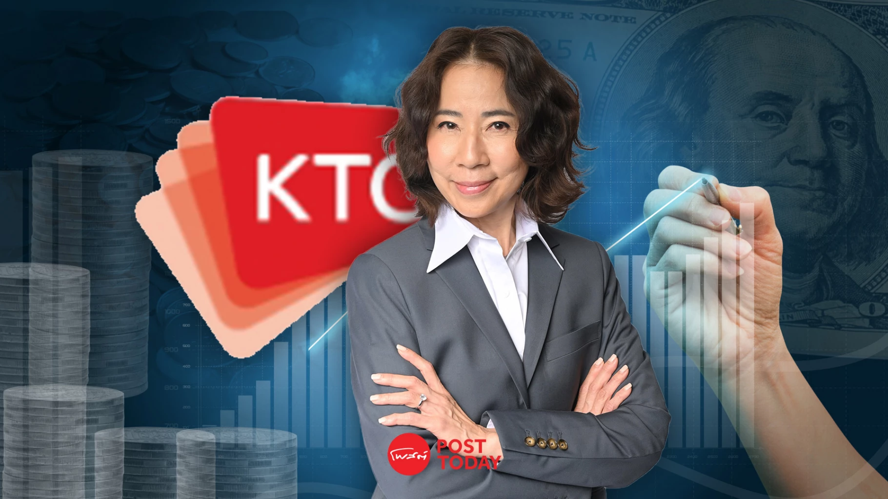 KTC แจ้งงบไตรมาส 1/67 กำไรสุทธิ 1,803 ล้าน ลดลง 3.7% พอร์ตสินเชื่อขยายตัว 2%