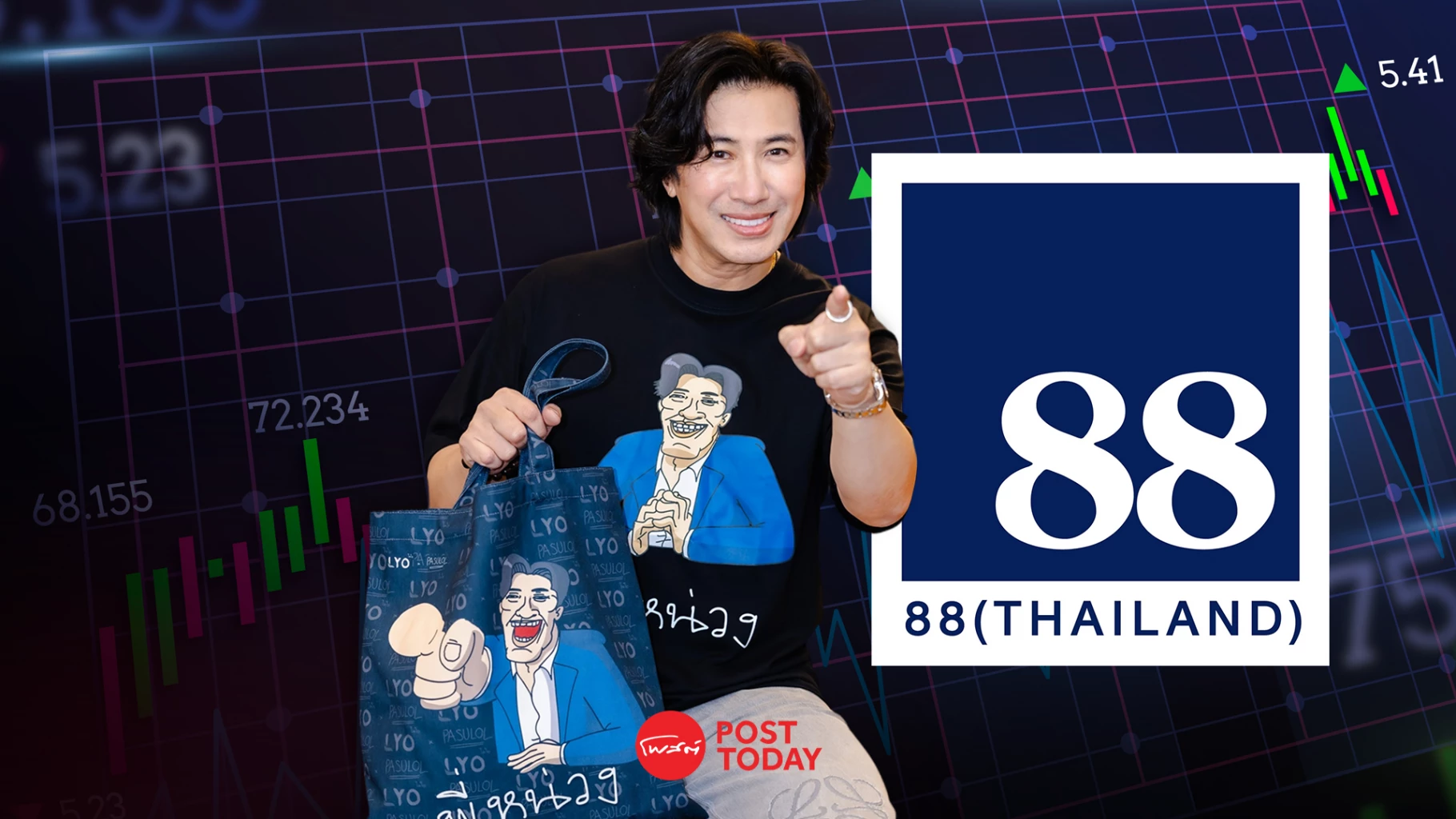 "หนุ่ม กรรชัย" พร้อมนักลงทุนรายใหญ่จองซื้อหุ้น "88TH" พร้อมลุยเทรด 3 ต.ค.นี้